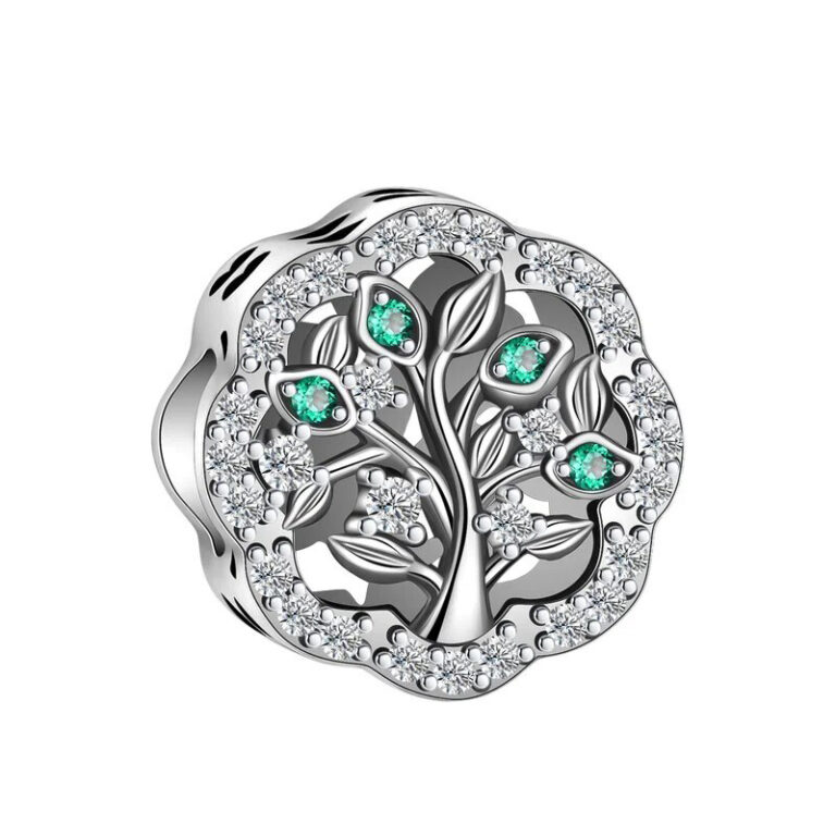Beautiful Tree Charm with Diamante - Charmful